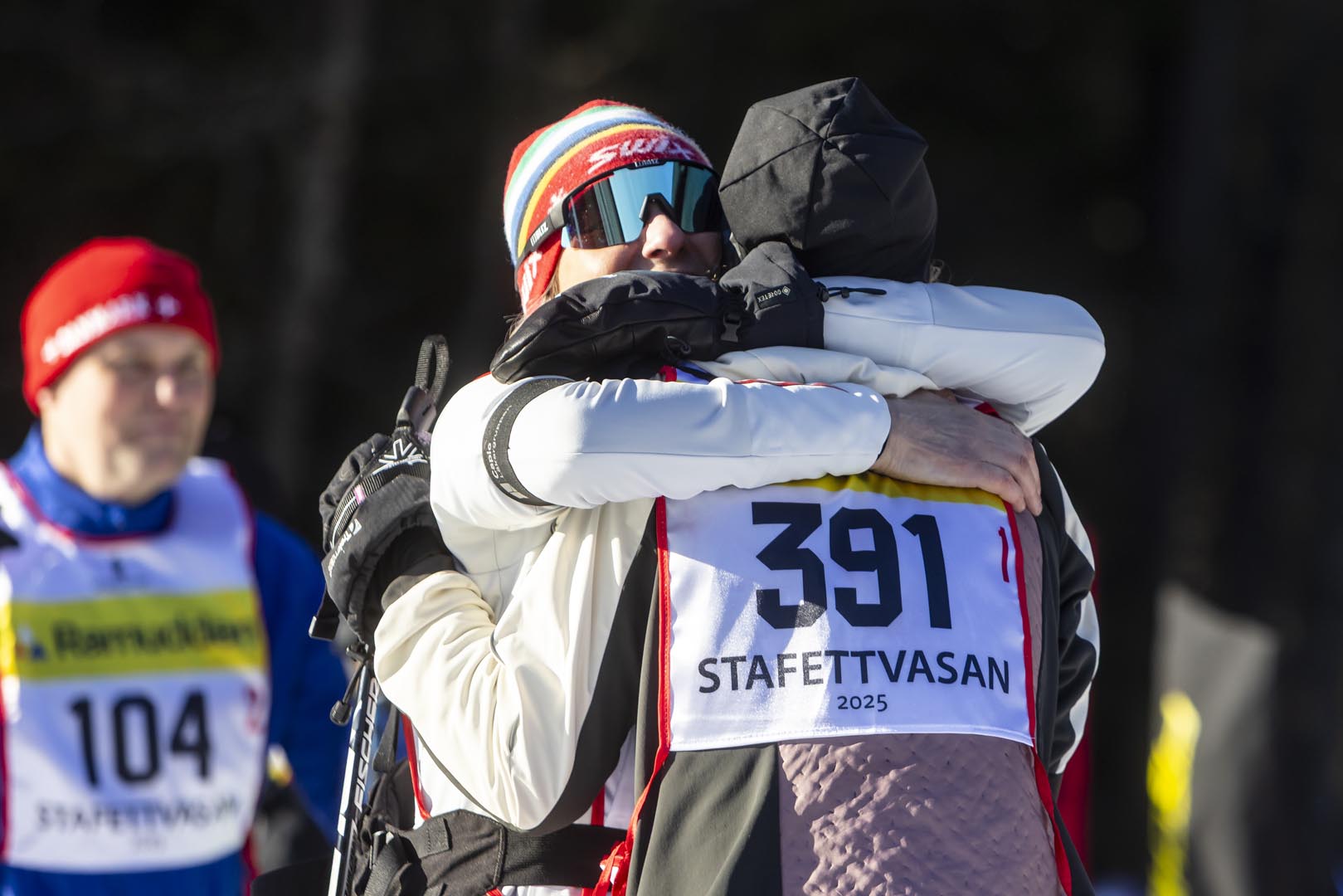 Målgång i Mora - Stafettvasan 2026 - Vasaloppet.TV